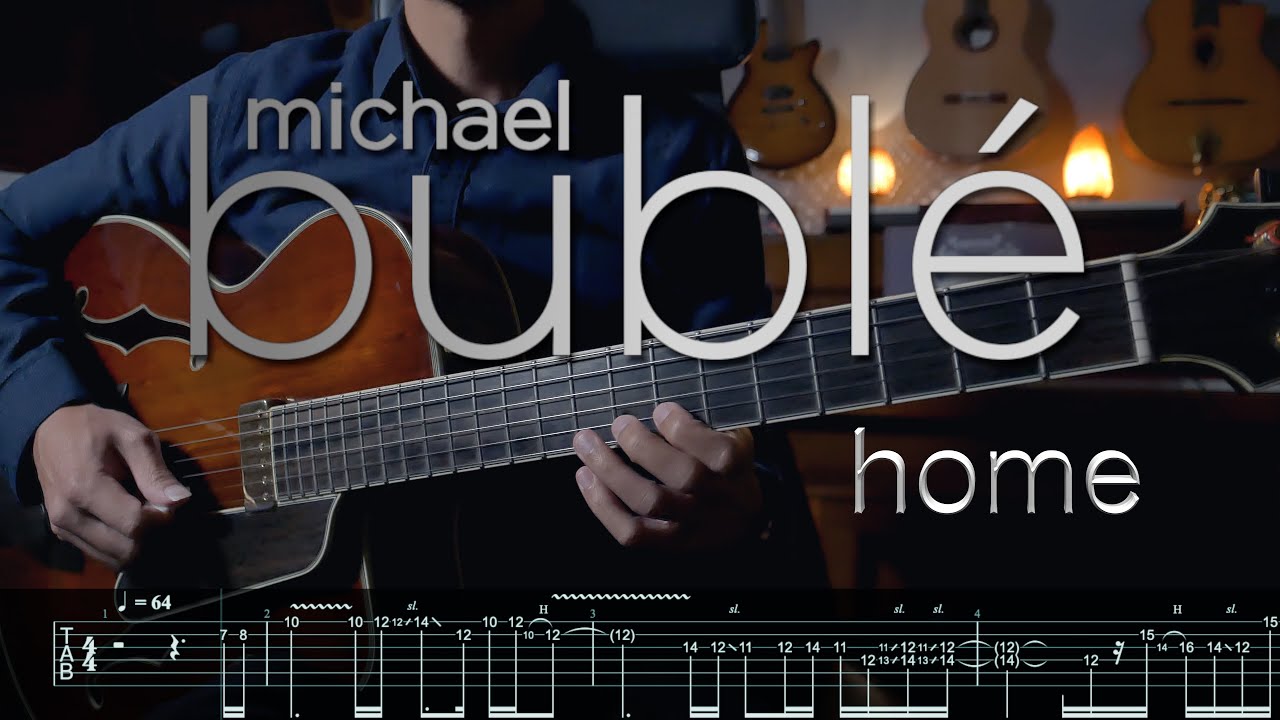 Home Guitar SOLO | Michael Buble | TAB Lesson - YouTube