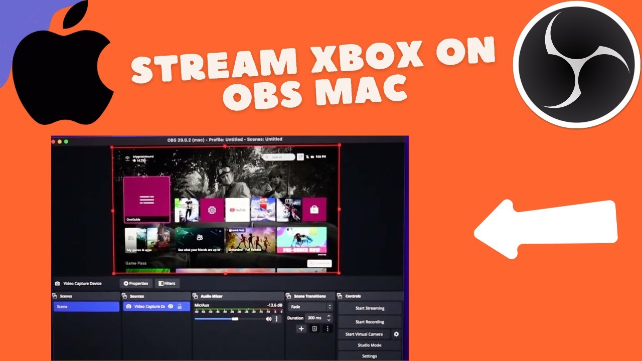 how to stream xbox on obs mac - YouTube