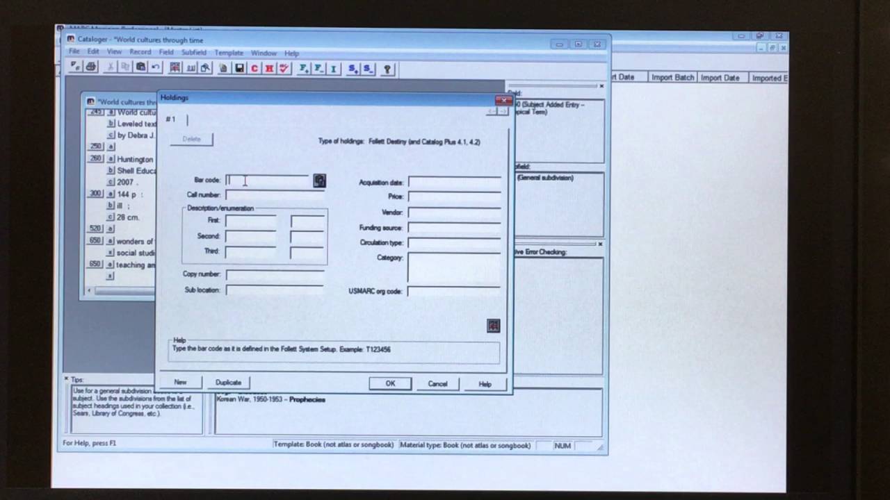 MARC Magician Original Cataloging - YouTube