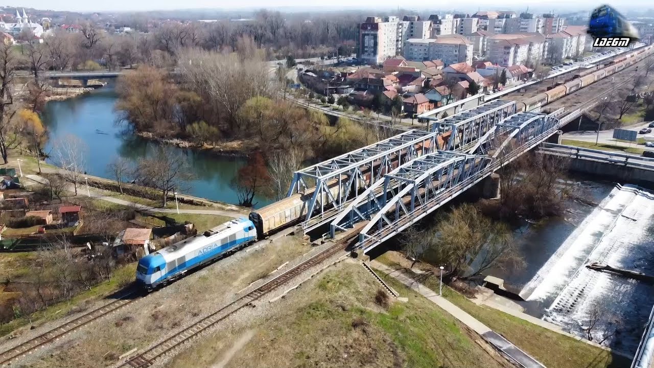 🚁 Siemens ER20 Hercules 2016 920-8 & Marfar LTE Freight Train in Oradea ...