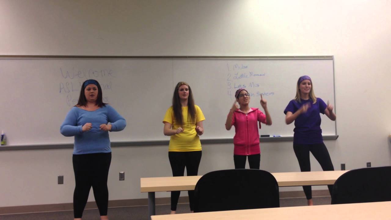 "Together We Can" - Cheetah Girls ASL (2) - YouTube