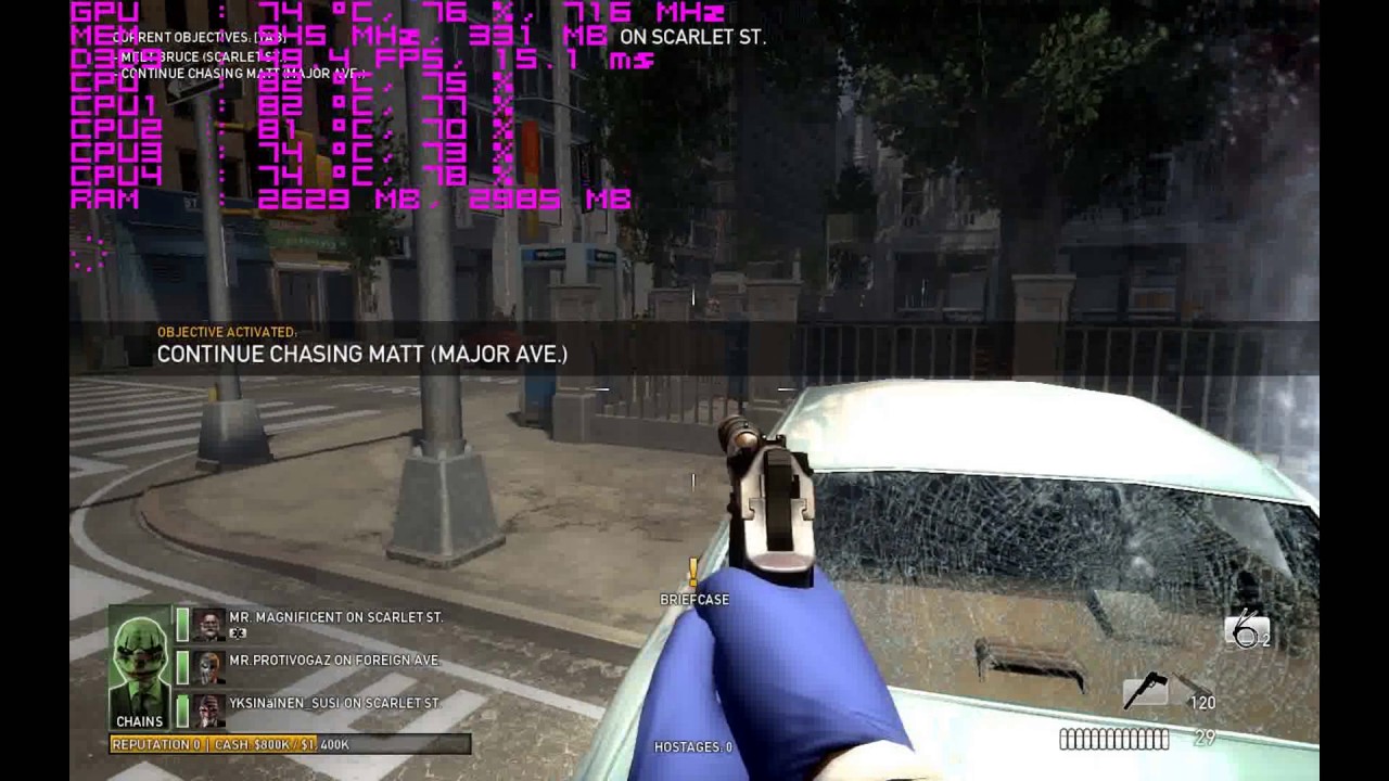 Payday: The Heist - Intel Q6600 & Ati HD 3850 OC 900p - YouTube