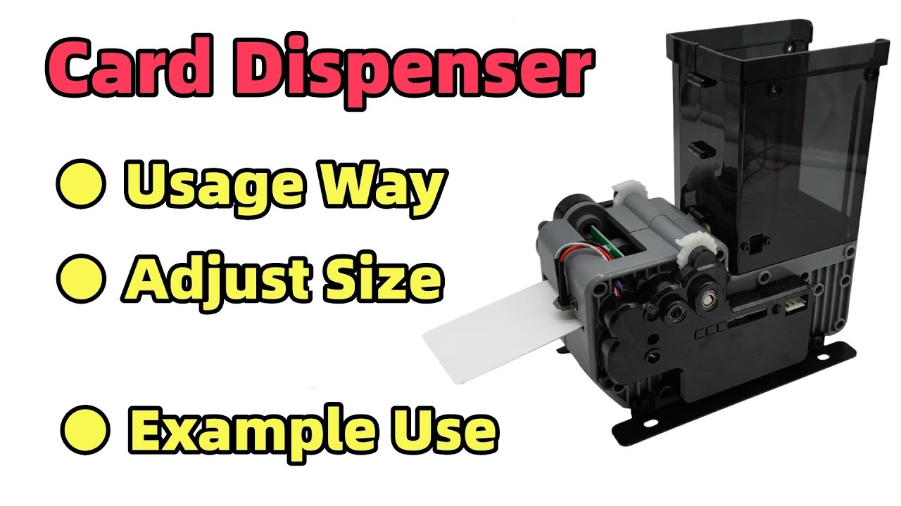 Usage Way for Name Membership Card Dispenser Coin Button Bill Operated ...