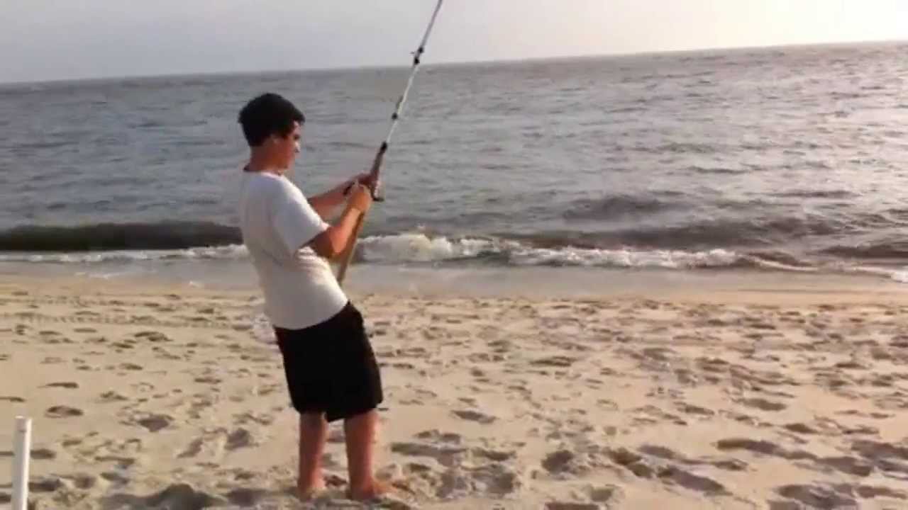 Sharks fishing the NJ Surf - YouTube