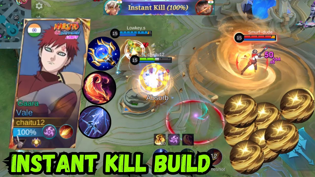 VALE INSTANT KILL BUILD! 😱 1 Hit = Instant Death | MLBB Top Global ...