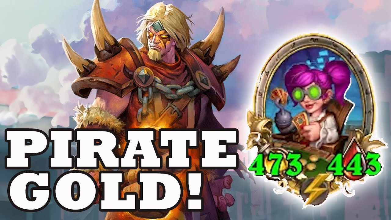 Pirates Love Gold! Lord Barov Hearthstone Battlegrounds Gameplay - YouTube