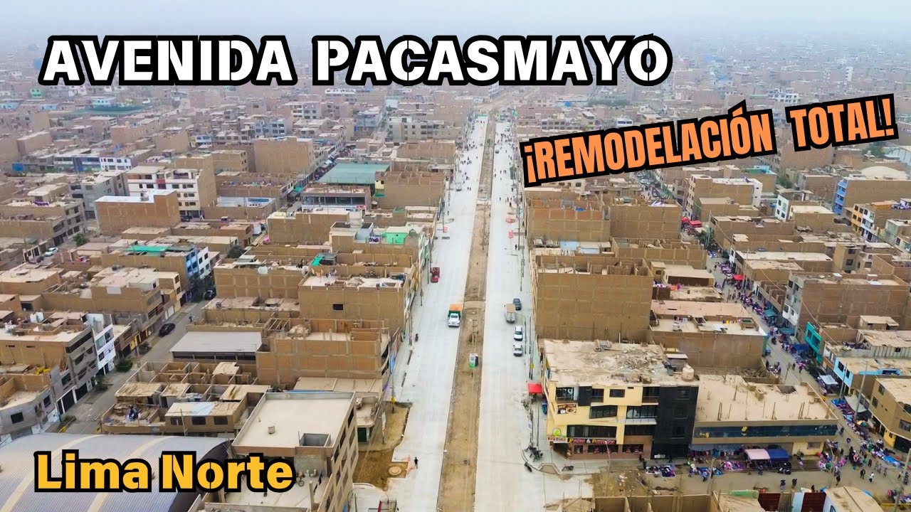 ¡Era solo una trocha! | Avenida Pacasmayo en obras de pavimentación ...