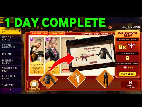 HOW TO COMPLETE HEROIC CARRY UP ? CARRY UP EVENT DETAILS | - YouTube