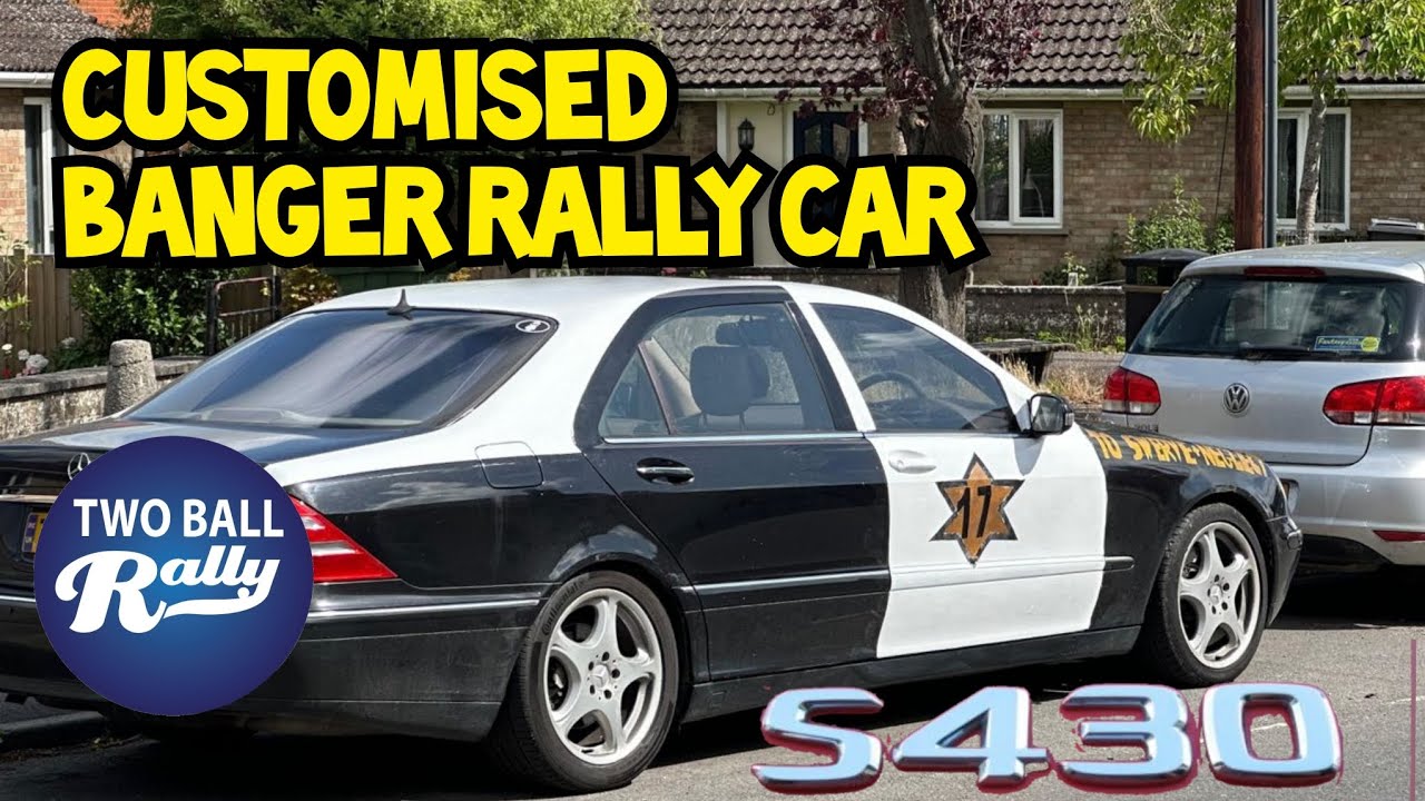 Two Ball Rally Car Customisation Mercedes S430 Blues Brothers - YouTube