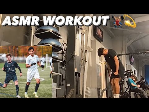 ASMR | Workout Routine (Pushday) - YouTube