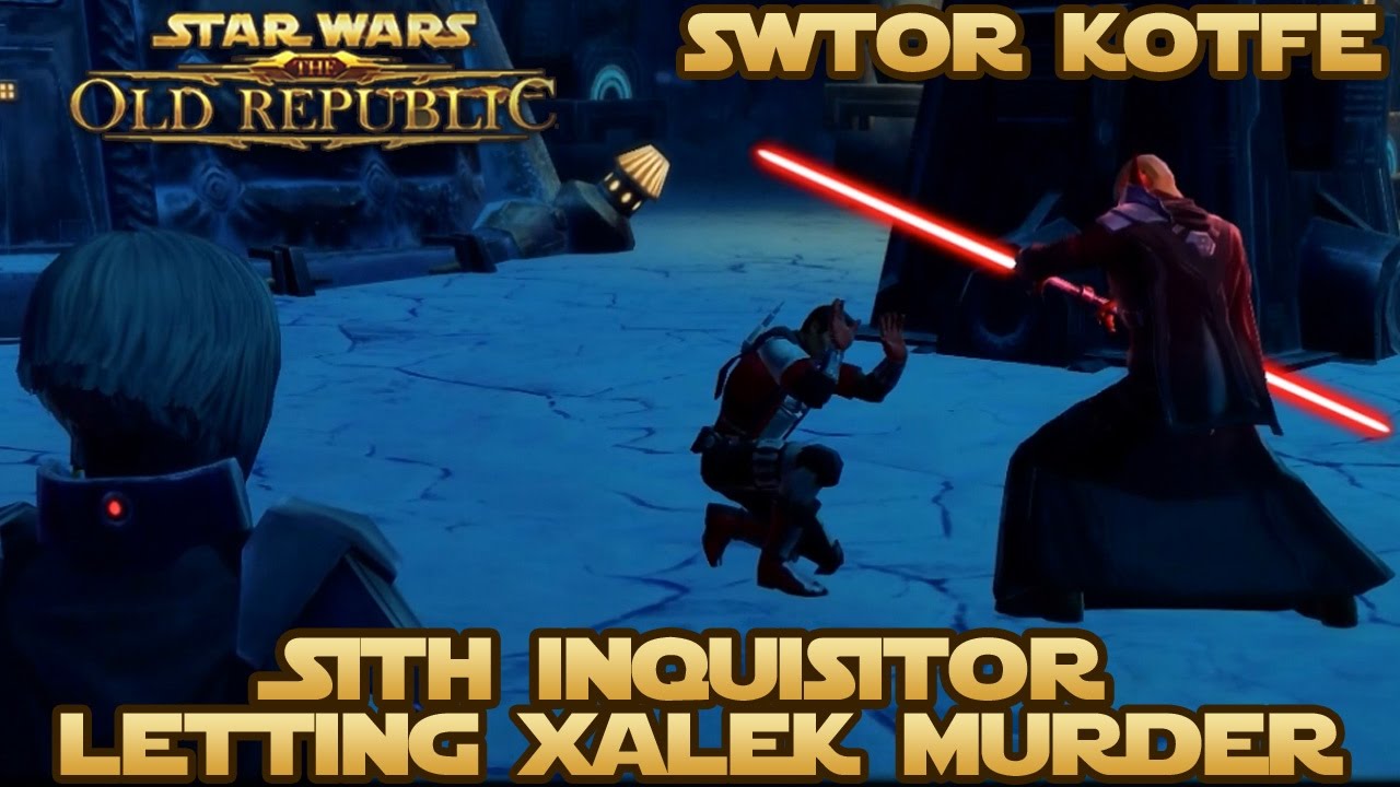 SWTOR Inquisitor encourages Xalek to murder (Alliance Recruitment ...