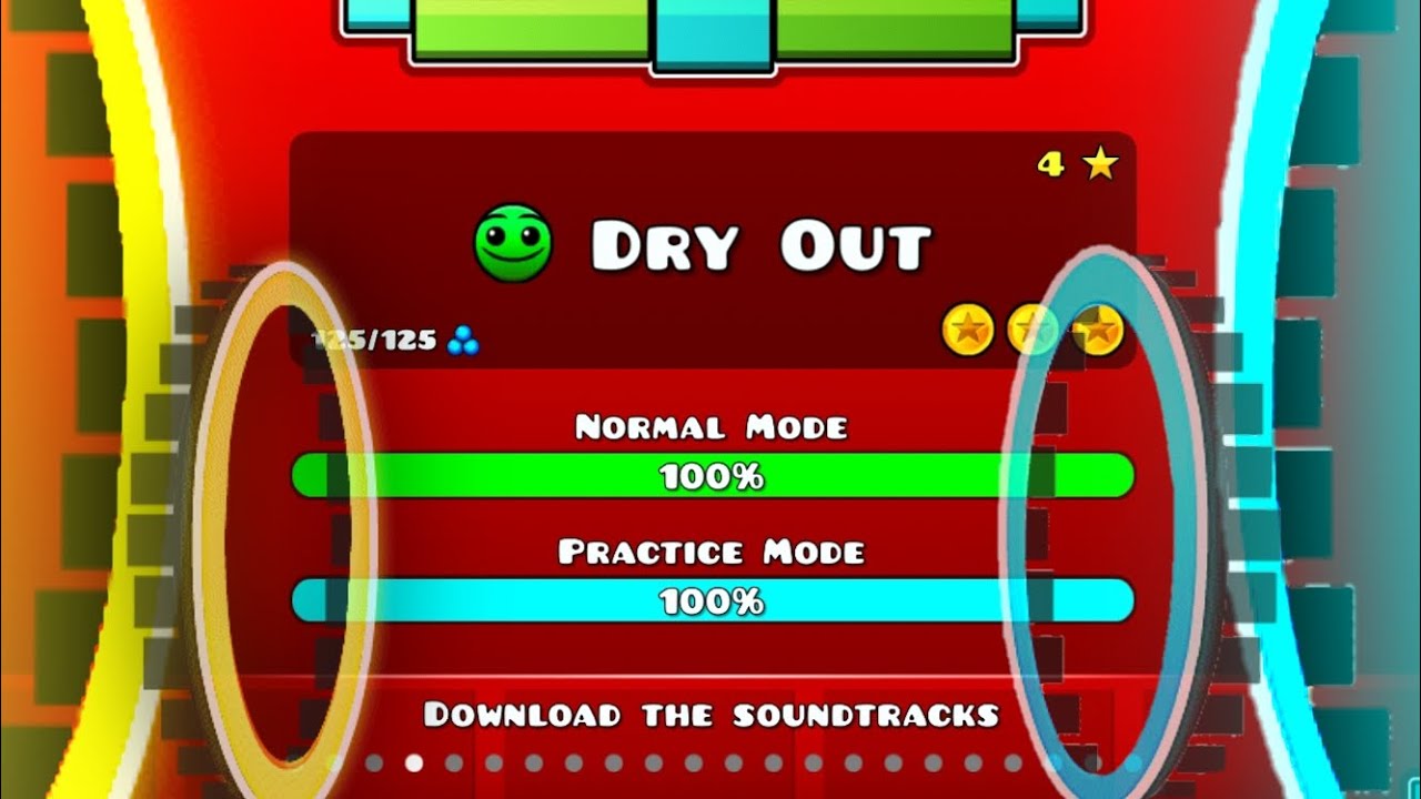 Geometry Dash | Dry Out | Level 4 | All Coins! | New : Gravity Portal ...