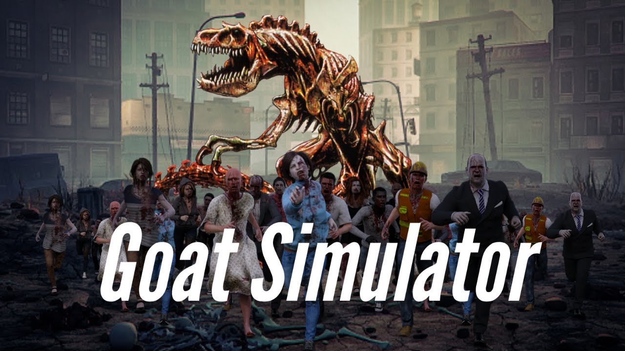 Attack of The Zombie T-Rex | Goat Simulator - YouTube