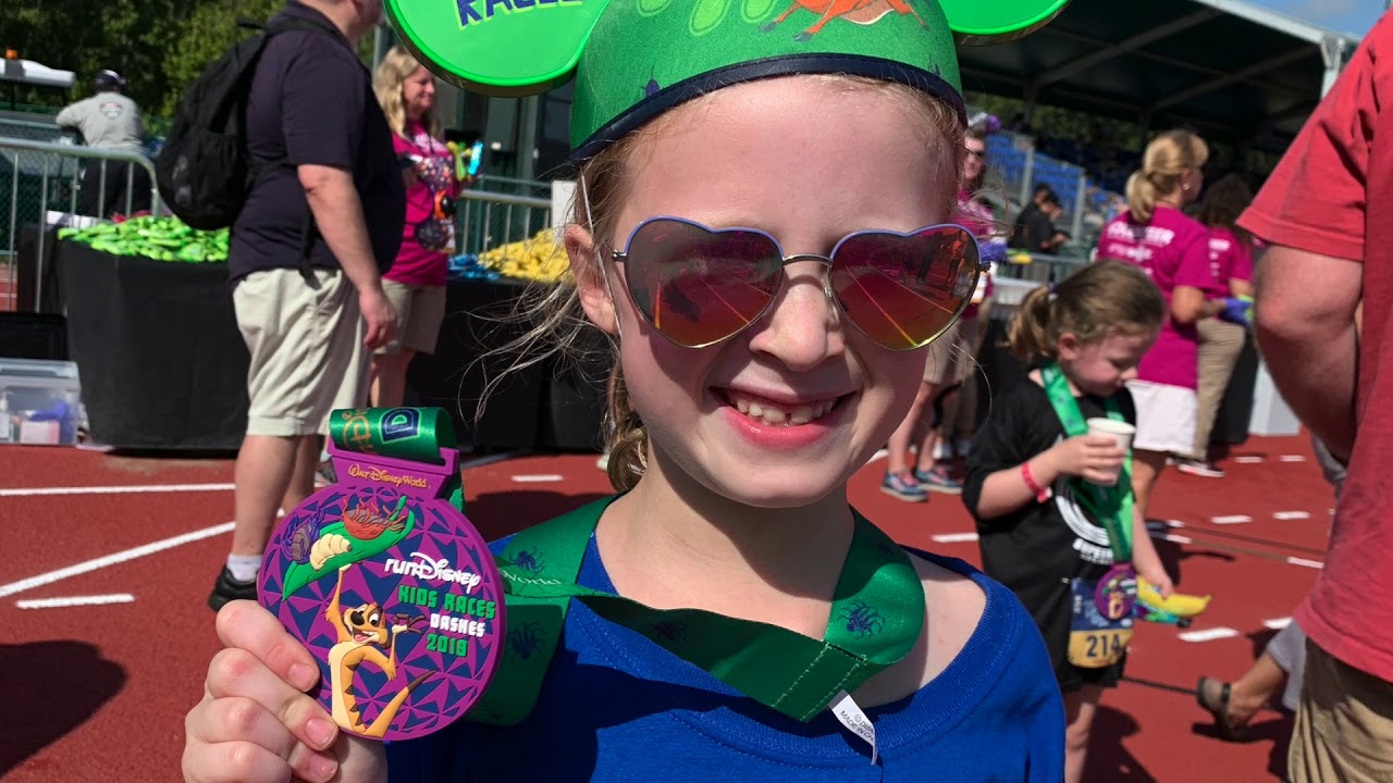 runDisney Kids Race Sponsored by GoGosqueeZ - YouTube