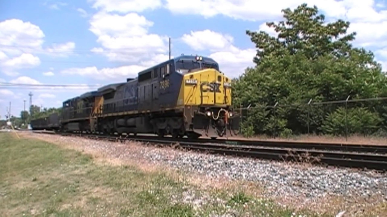 CSX (Slab Steel Train), 06-19-2016 - YouTube