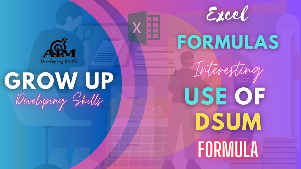 How To Use Interesting DSUM Formula In Excel Excel Basic Formulas How To Use Interesting DSUM Formula In Excel Excel Basic Formulas