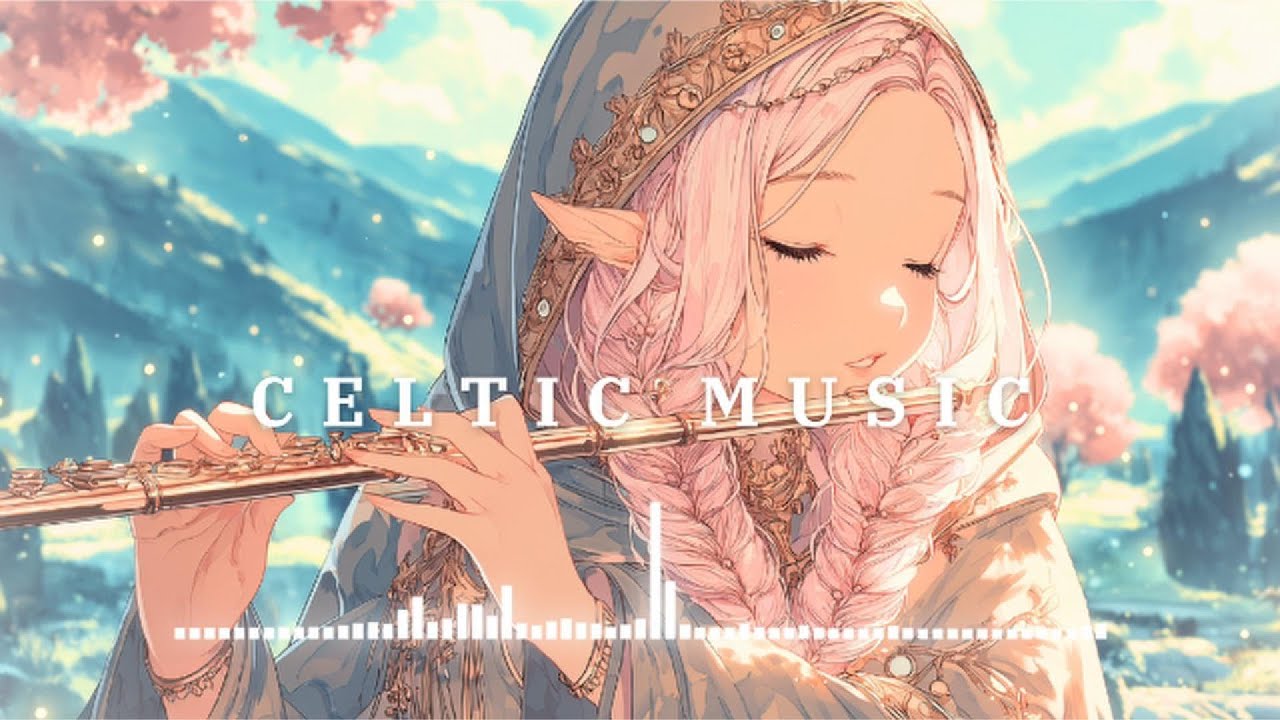 Rose Elven Flute 🌸 Gentle & Soothing Celtic Music for Study, Work ...