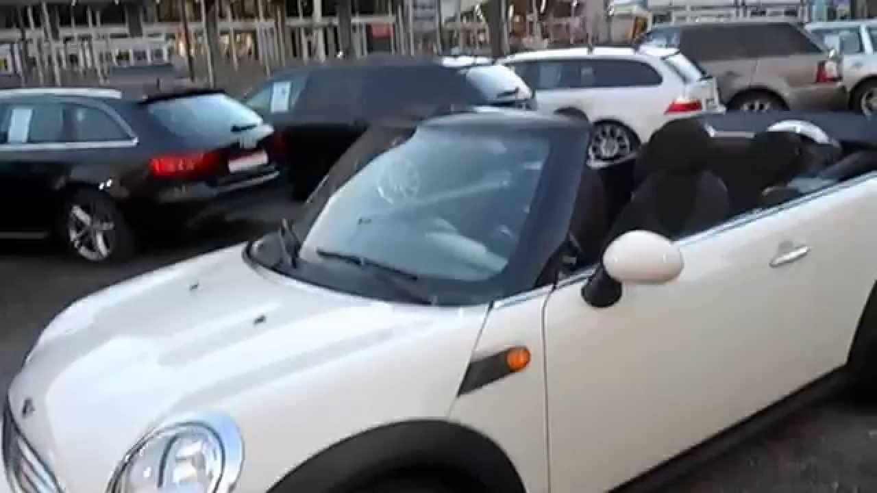Mini Cooper 2009 weiss Cabrio 017 - YouTube