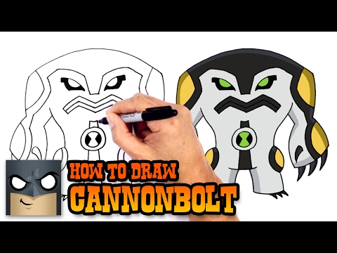How to Draw Ben 10 Cannonbolt | Beginner Drawing Tutorial (Step-by-Step)