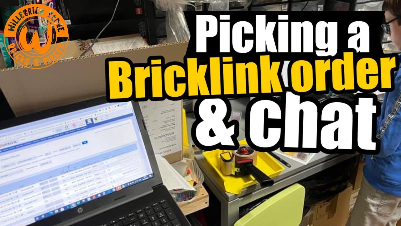 Picking Bricklink orders & chatting | #bricklink #brickowl - YouTube