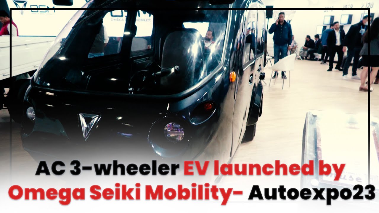 The AC 3-wheeler EV commercially launched by Omega Seiki Mobility ...