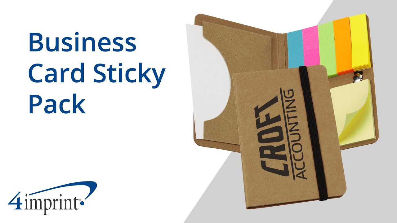 Business Card Sticky Pack by 4imprint - YouTube