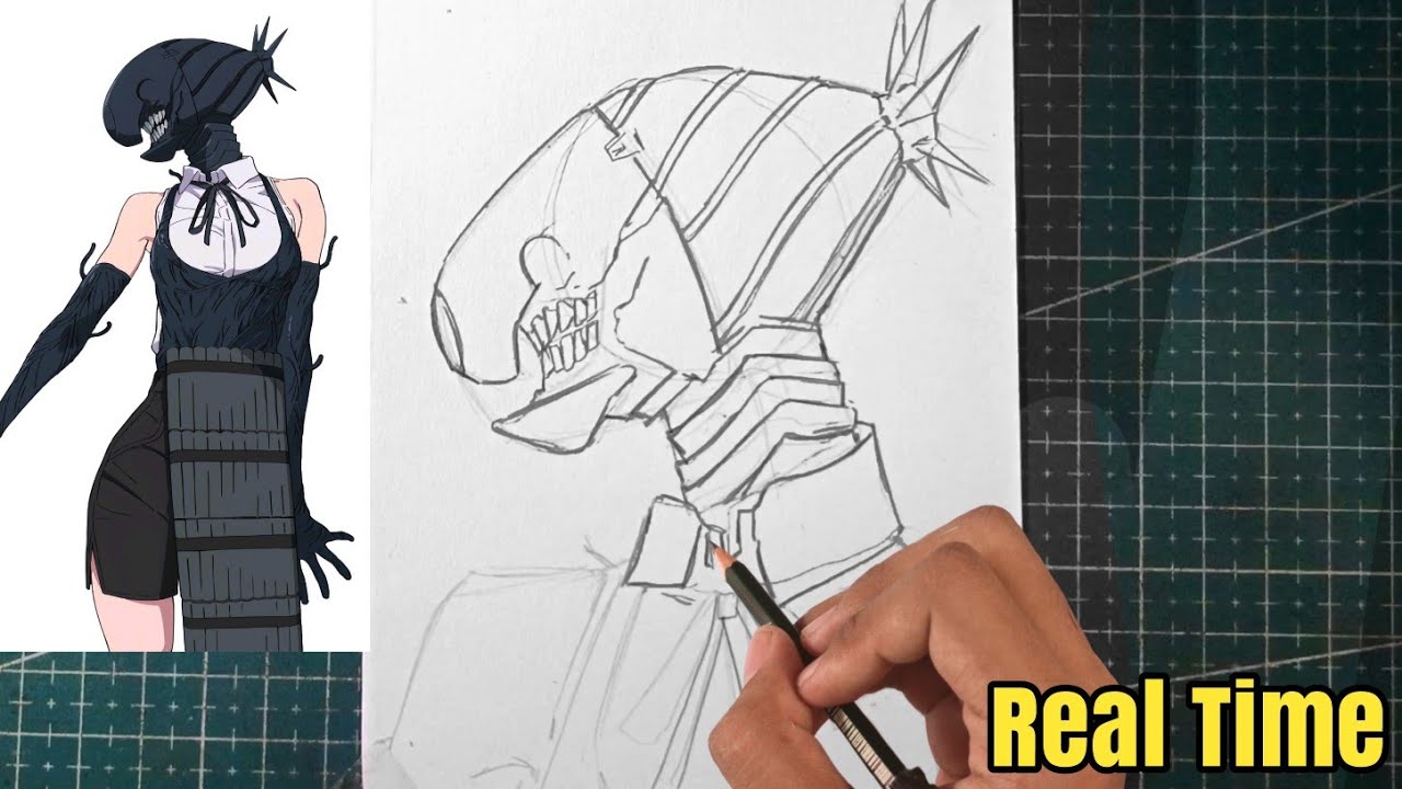 How To Draw REZE Devil Form - Chainsaw Man Movie : Reze Arc - YouTube