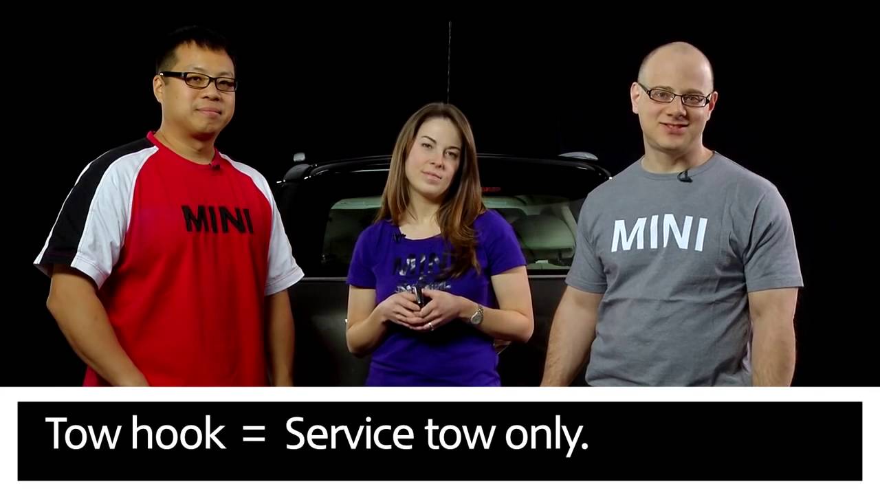 MINI Downtown: Paceman & Countryman Tow Hook and Bike Rack - YouTube