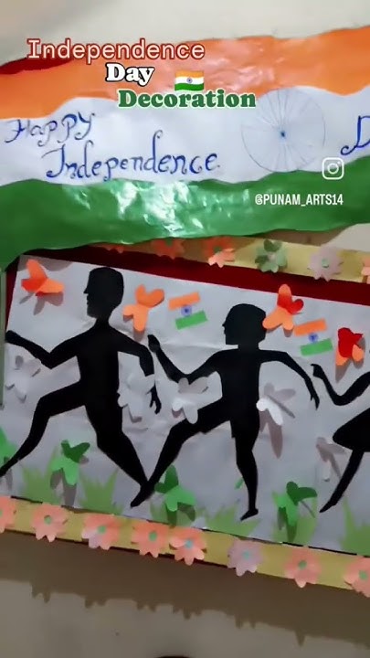 Independence Day display board decoration🇮🇳#displayboardideasforschool ...