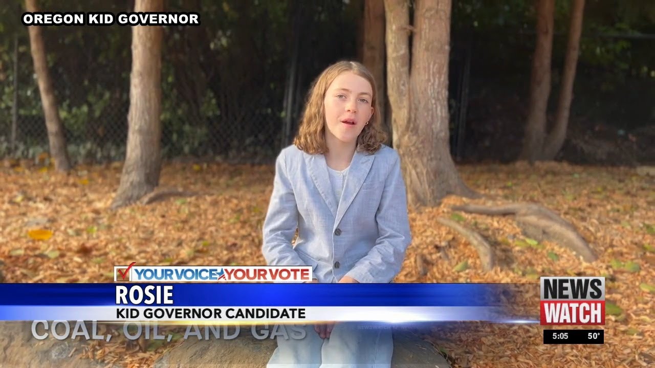 Oregon Kid Governor candidate aims to bring awareness to climate change ...