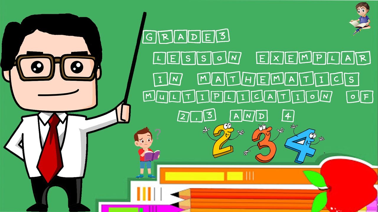 MULTIPLICATION OF 2 3 AND 4 GRADE 3 LESSON EXEMPLAR IN MULTIPLICATION OF 2 3 AND 4 GRADE 3 LESSON EXEMPLAR IN