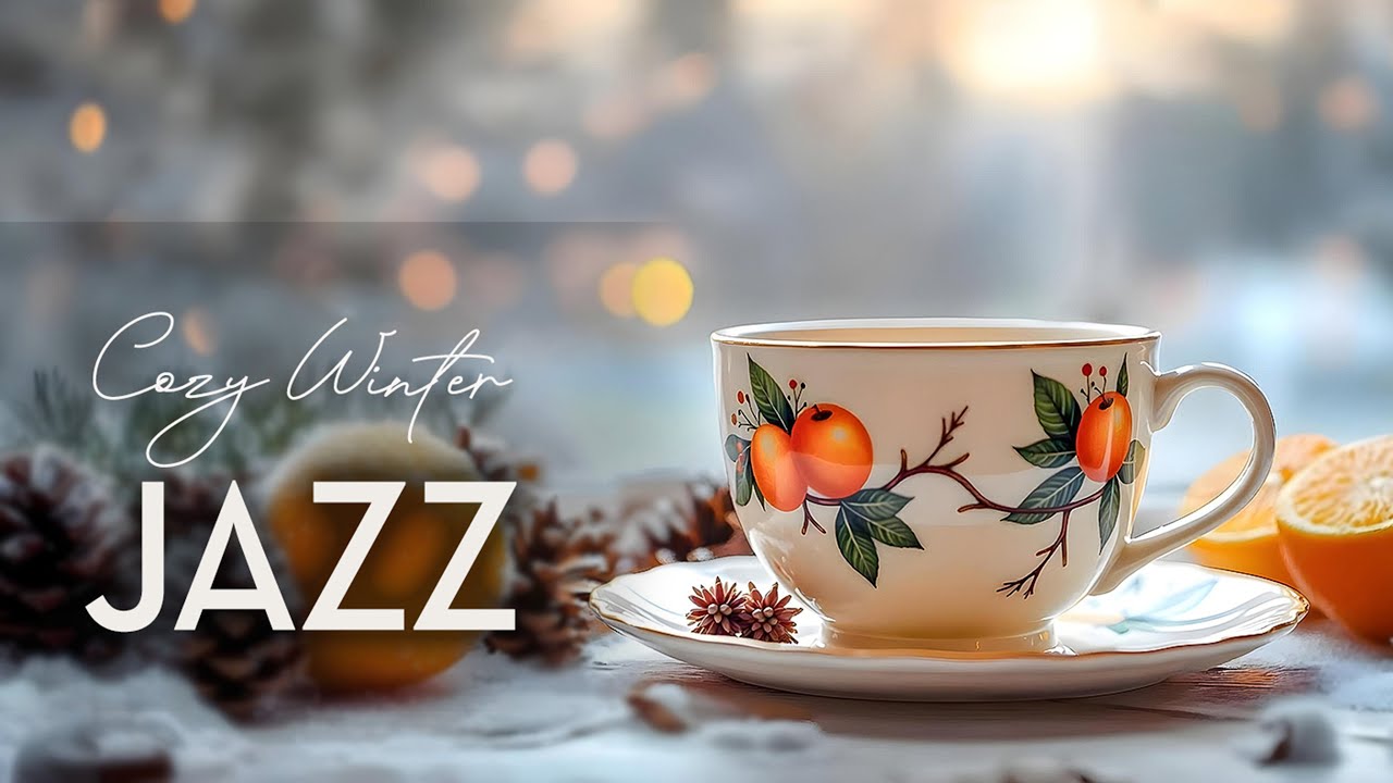 Cozy Winter Jazz ️ Happy December Coffee Jazz Piano Music & Soft Bossa ...