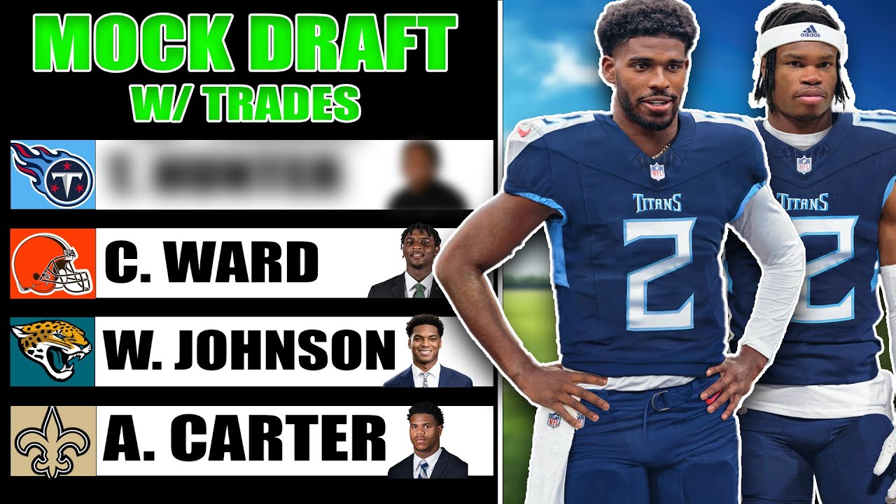 2025 NFL Mock Draft | The Titans are Officially on the Clock!! - YouTube