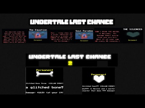Undertale Last Chance 1 / 2 (collab rewards showcase) - YouTube