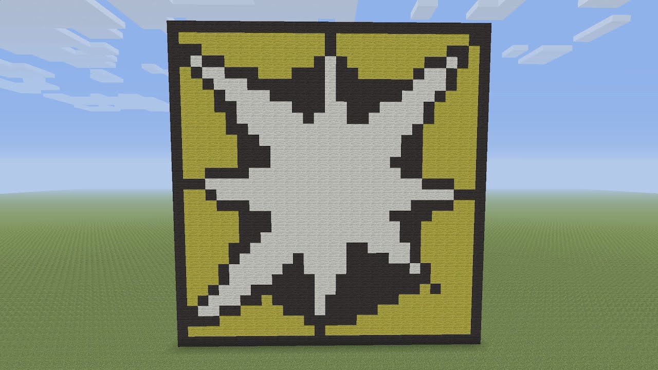 Minecraft Pixel Art - Blitz From Rainbow Six Seige - YouTube