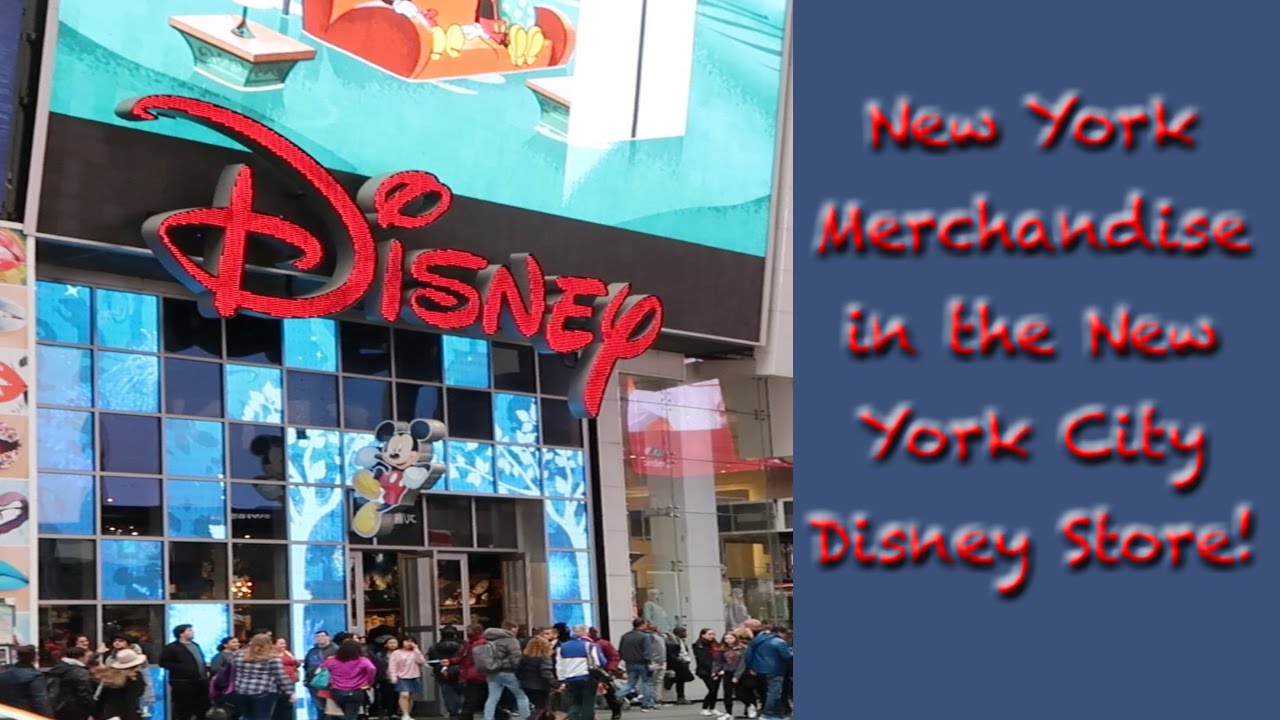 New York Merchandise in the New York City Disney Store! - YouTube
