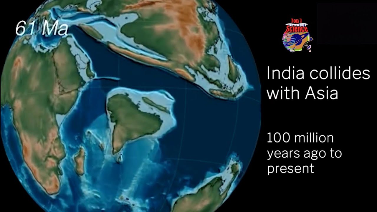 Tectonic Plate Collision (Animation) Seismic wave - YouTube
