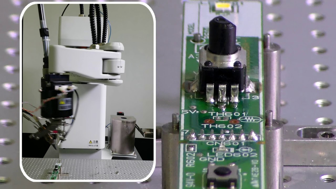 자동 납땜 로봇 솔더링(Auto robot Soldering) - Point Soldering #10 - YouTube