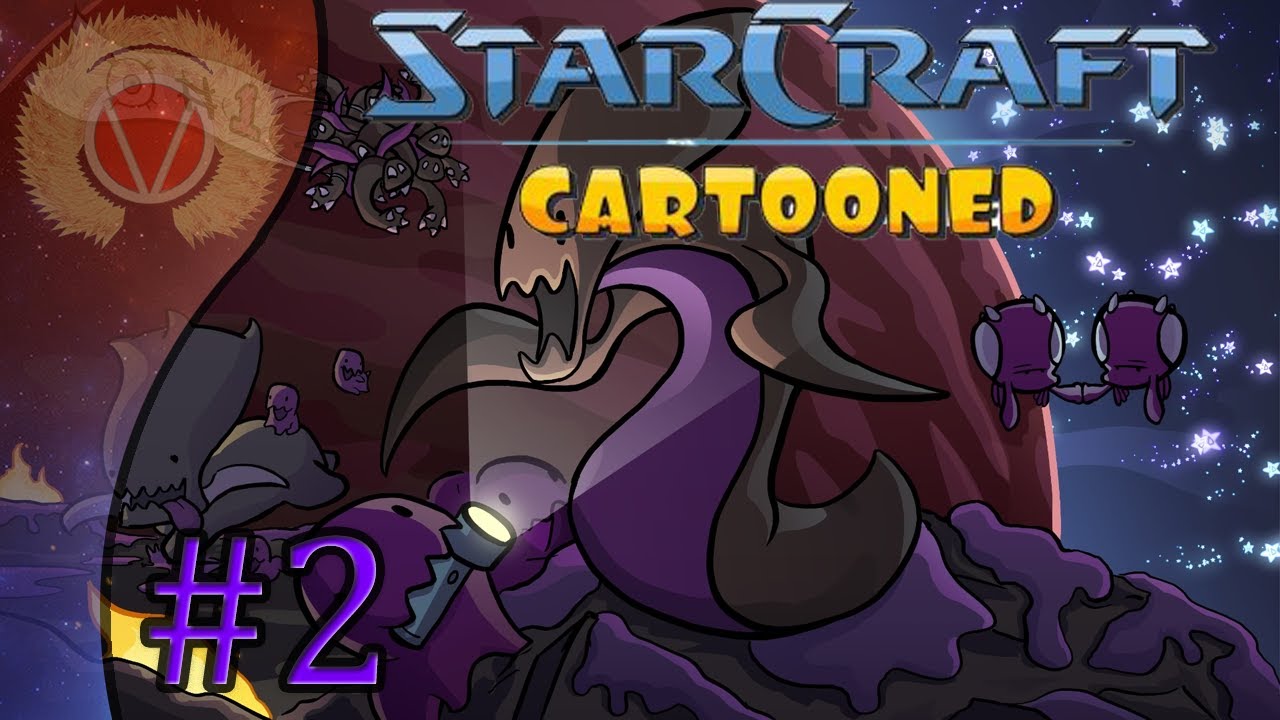 Let's Play Starcraft Cartooned Zerg Campaign Part 2 (Muta Balls) - YouTube