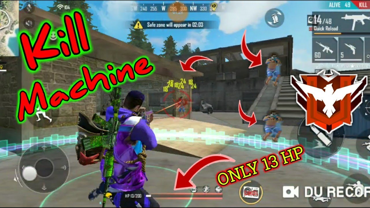 Kill machine free fire🔥//Play like hacker//DYNAMIC GAMING. - YouTube