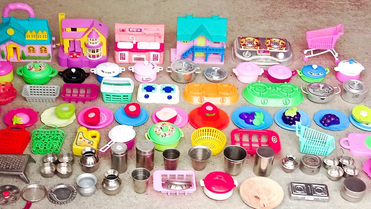 DIY Unboxing Amazing Mini Kitchen Set l Mini Latest Steel And Plastic ...