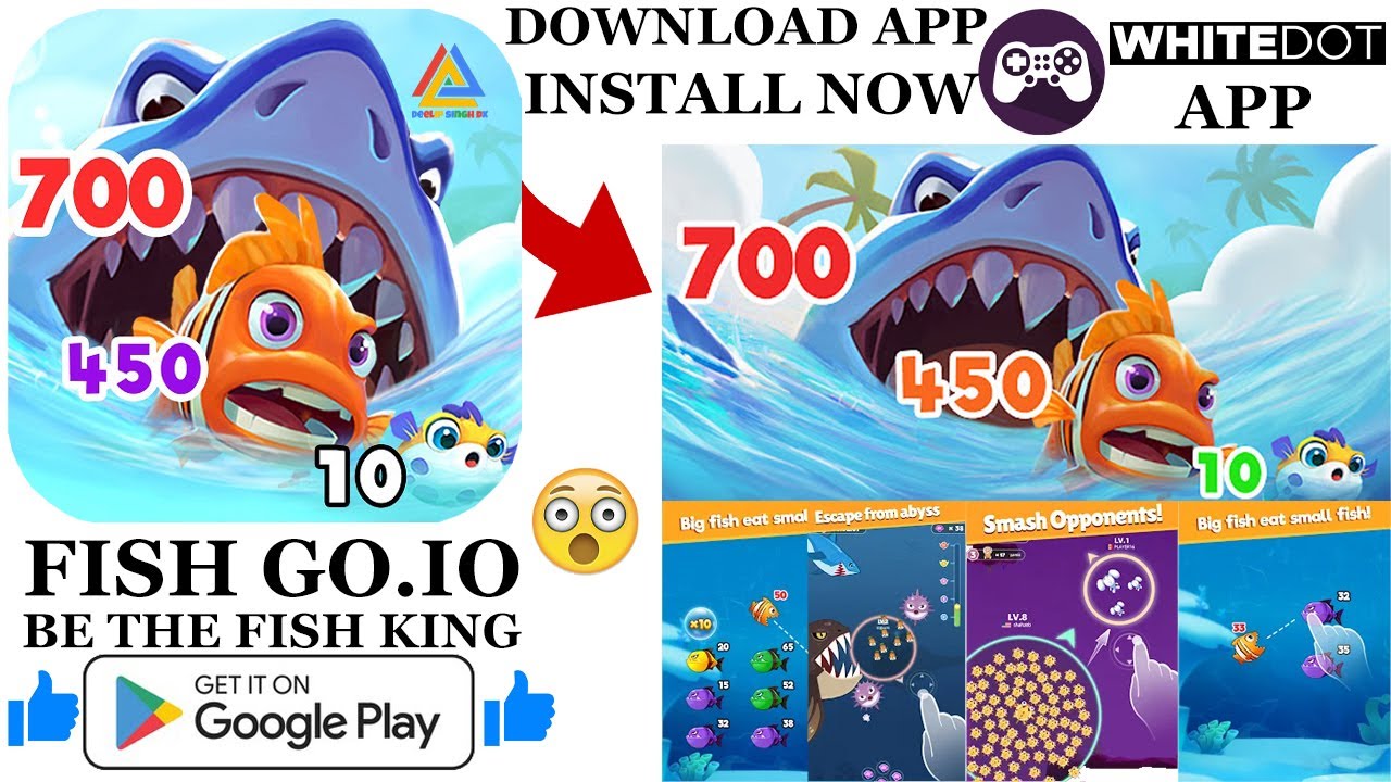 fish go.io be the fish king fish go io max level Review - YouTube