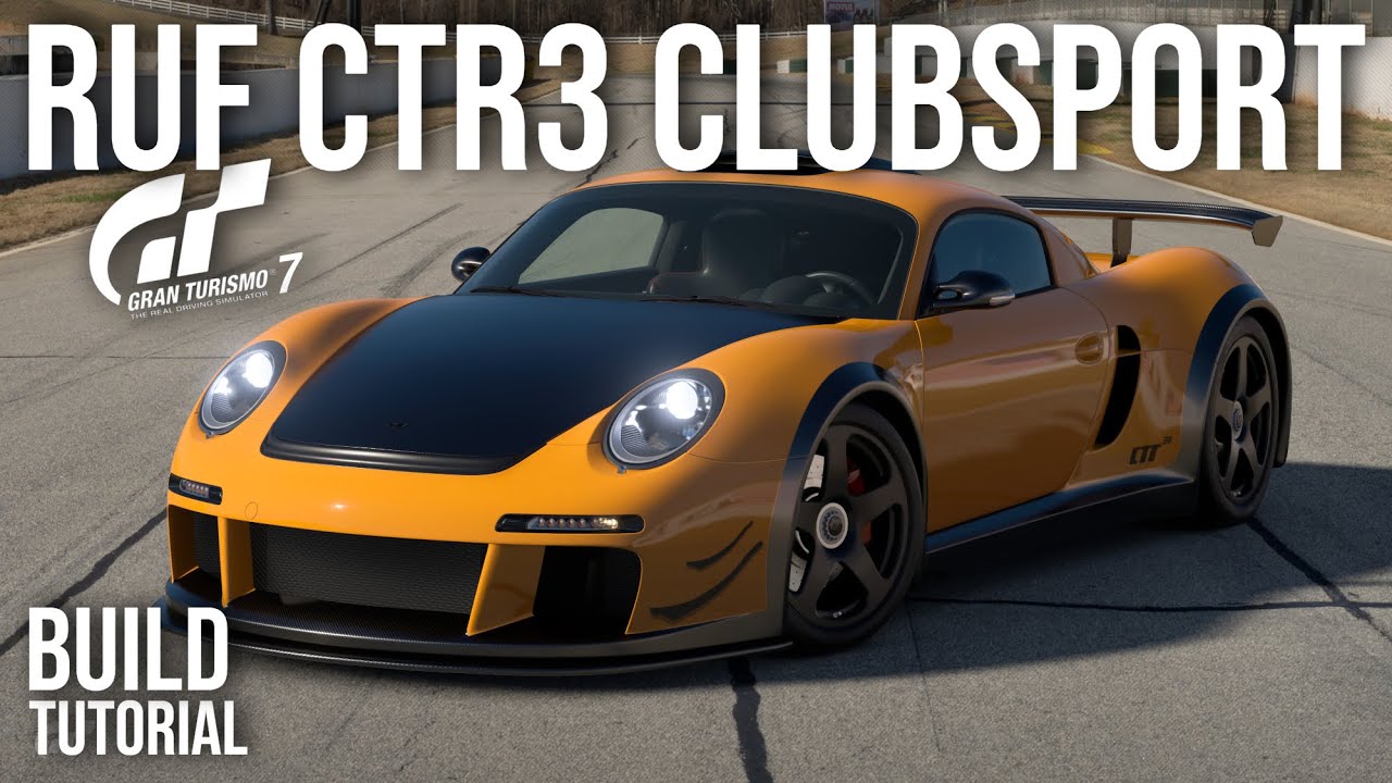 Gran Turismo 7 | RUF CTR3 Clubsport Build Tutorial | Special Projects ...