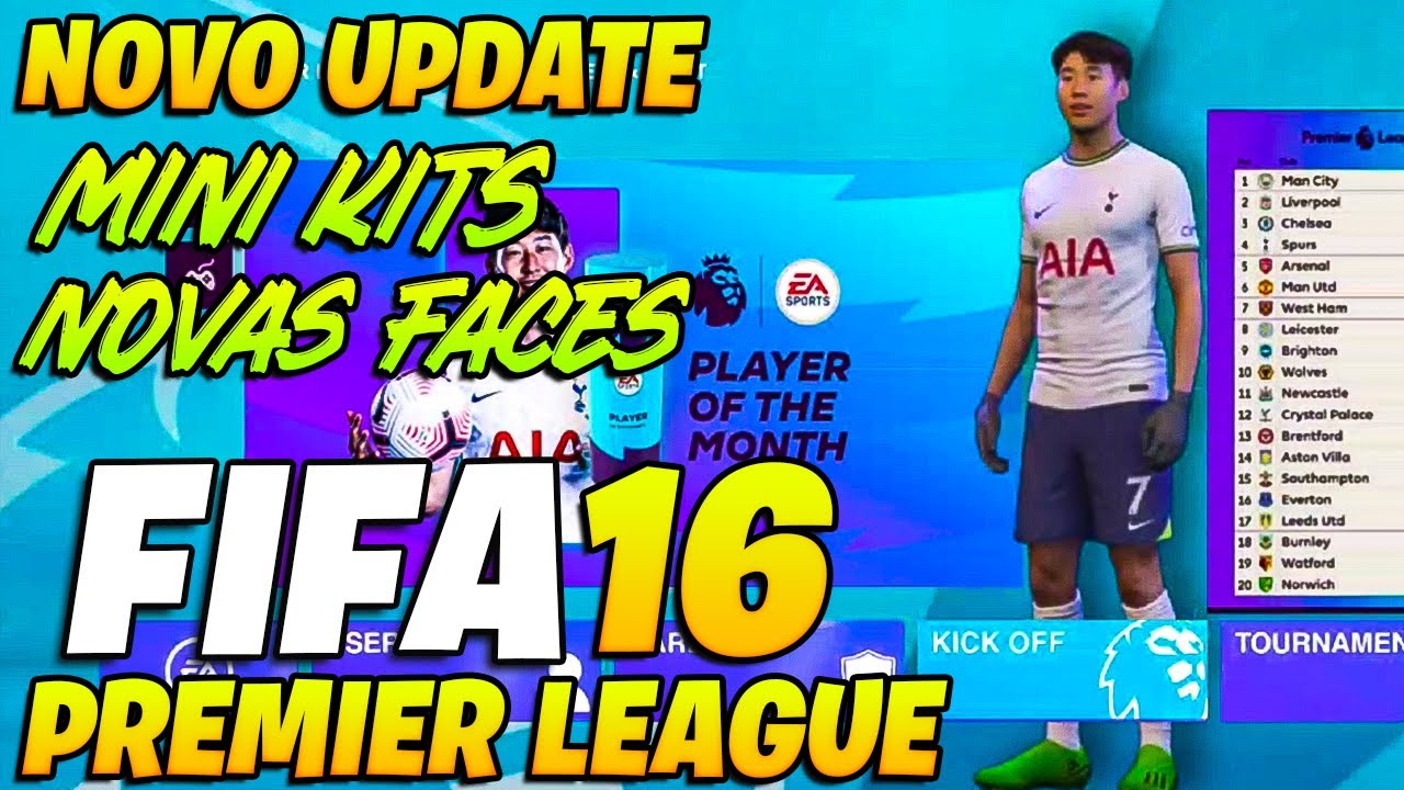 FIFA 16 MOD PREMIER LEAGUE NEW TRANSFERS 2023 MODO MANAGER KITS ...