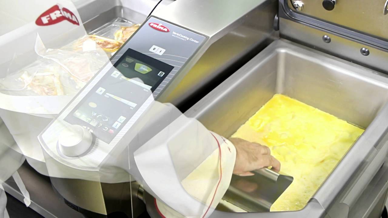 Wrapped omelette in a FRIMA VarioCooking Center - YouTube
