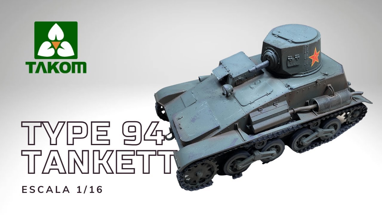 TAKOM - CHINESE 🇨🇳 ARMY TYPE 94 TANKETTE | ESCALA 1:16 | REF: 1009 ...