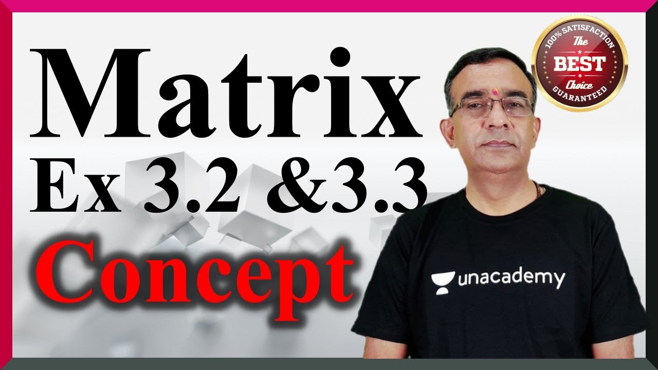 class 12 maths ncert solutions chapter 3 matrices, Ex 3.2,Ex3.3 - YouTube