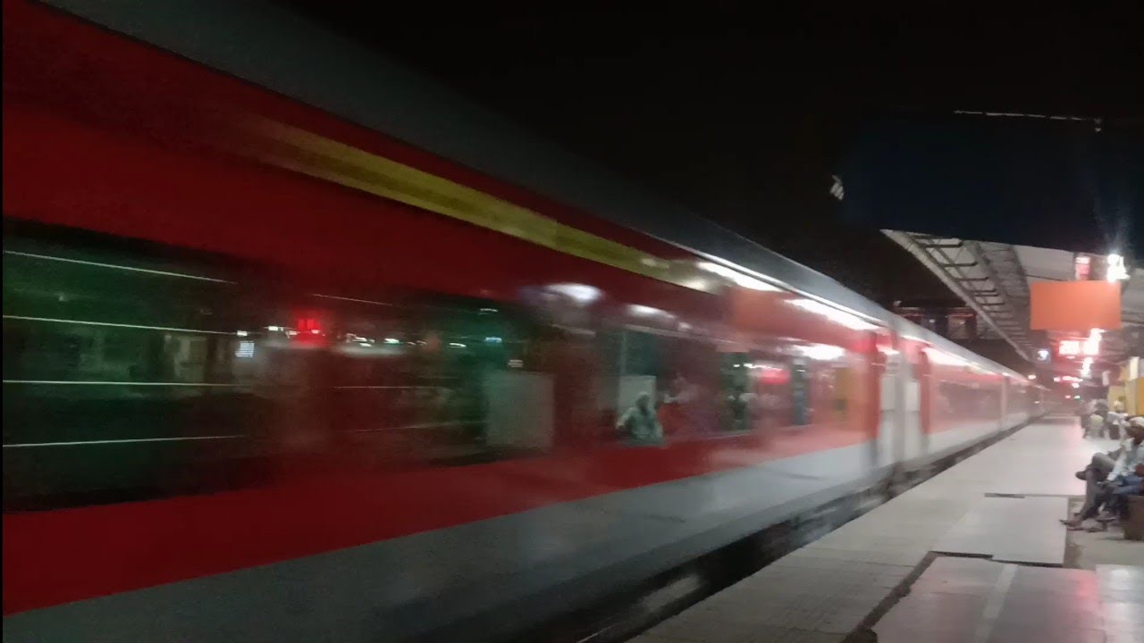 Bangalore Rajdhani Express At Full Speed - YouTube
