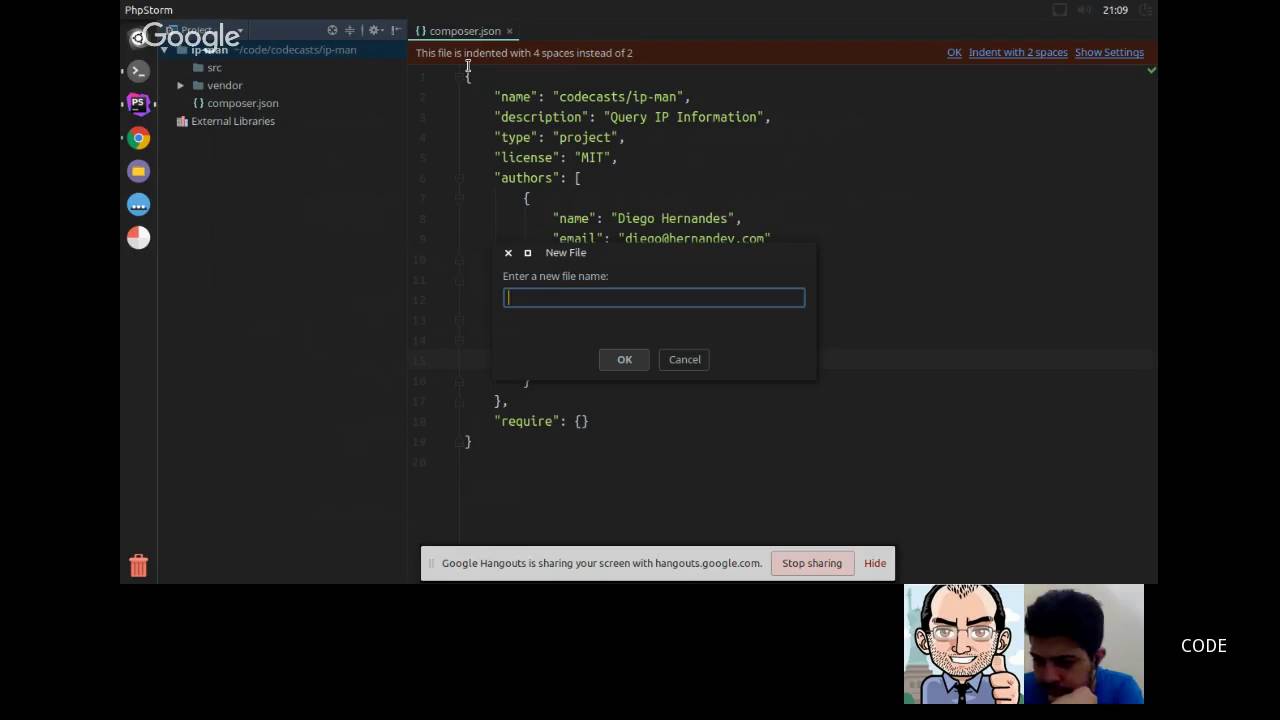Codecasts Hangouts 1 Php Na Linha De Comando Youtube