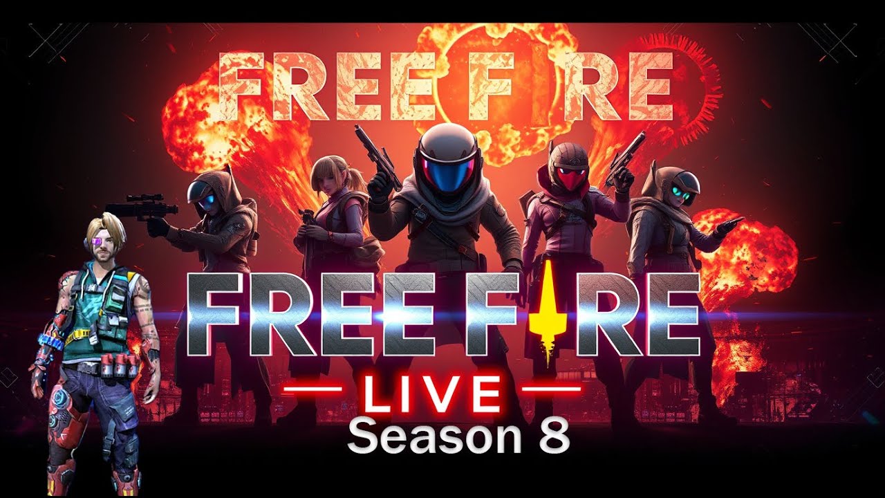 EPIC FREE FIRE🔥🔥LIVE | Ob 48 Update| LIVE with season 8 here! | Season ...